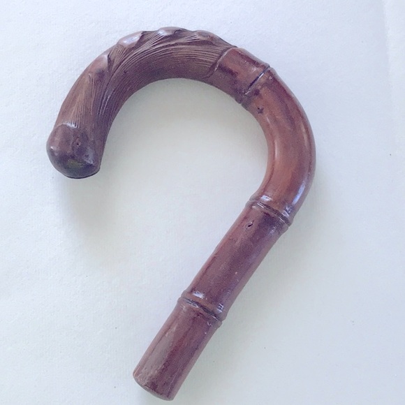 wood | Design | Antique Ornate Wood Carved Umbrella Parasol Handle ...